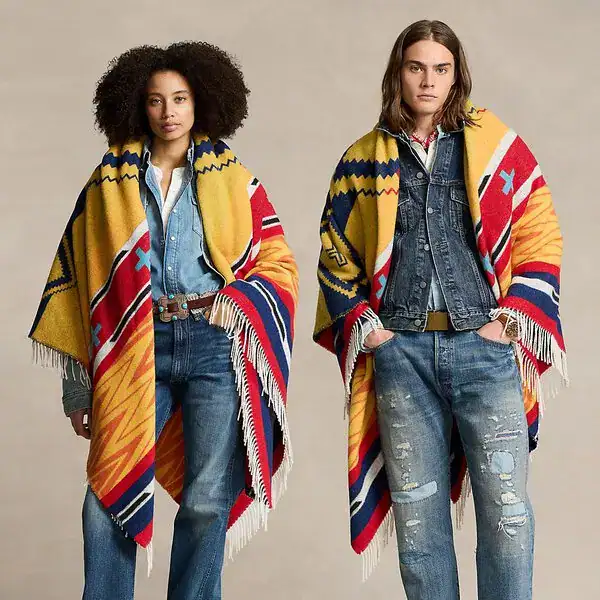Ralph Lauren Prl X Naiomi Glasses Blanket - Orange Multi